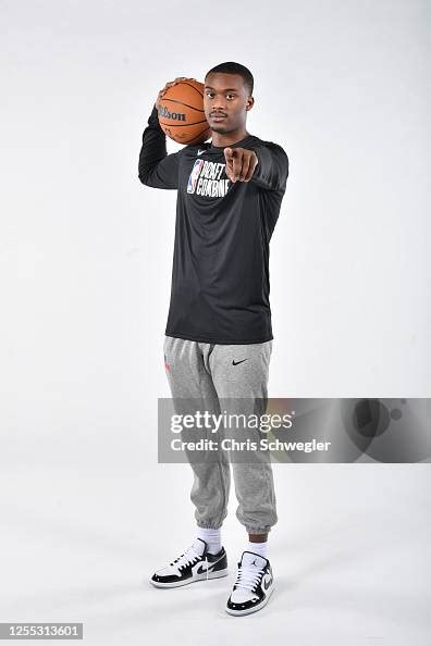 Dariq Whitehead Poses For A Portrait During The 2023 Nba Draft News