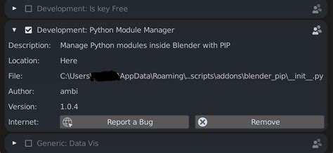 Does Not Work With Blender 3 0 Issue 7 Amb Blender Pip GitHub