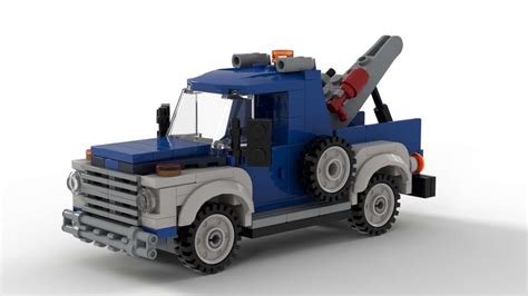Lego Moc Tow Truck By Dccustoms Rebrickable Build With Lego