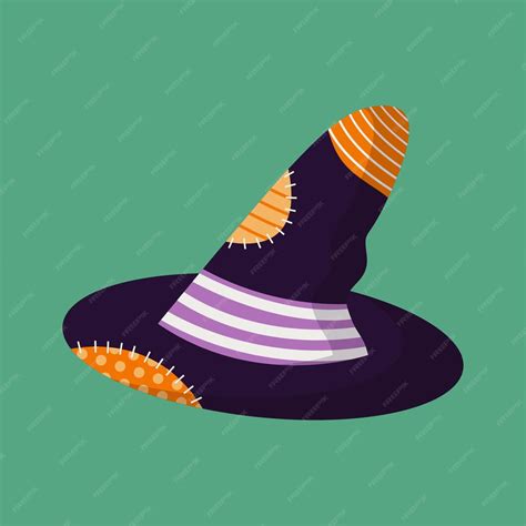 Premium Vector Hand Drawing Halloween Witch Hat