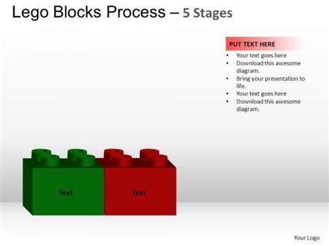 PowerPoint Template Teamwork Lego Blocks Ppt Themes