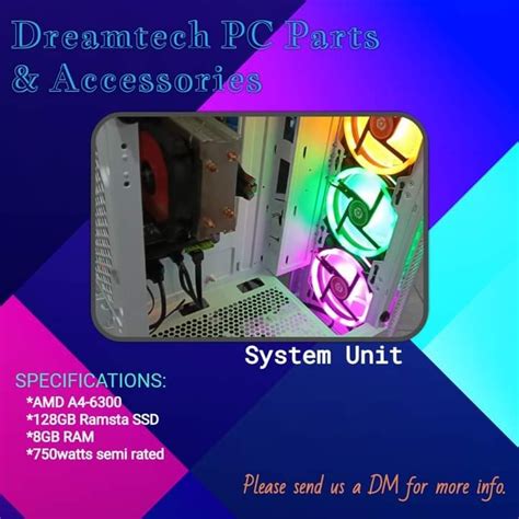 Amd A System Unit Computers Tech Parts Accessories Computer Parts On Carousell