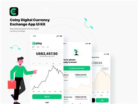 金融虚拟货币交易app Ui Kit界面设计模板 25学堂
