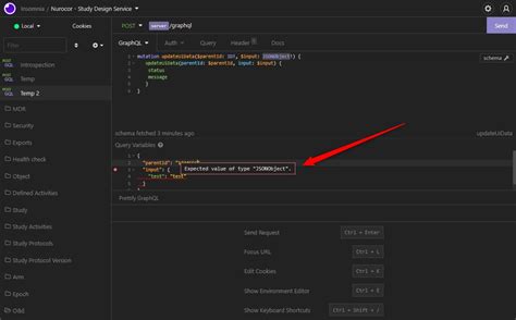 Json Object As String In Query Variables · Issue 262 · Graphql
