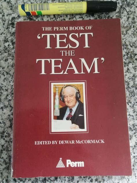 Reference The Perm Book Of Test The Team Edited By Dewar Mccormack Quiz Questions And Answers