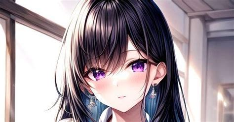 黒髪ロング 黒髪ロングお姉さん ぽち 丸のイラスト Pixiv