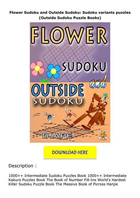️read ️online Flower Sudoku And Outside Sudoku Sudoku Variants Puzzles