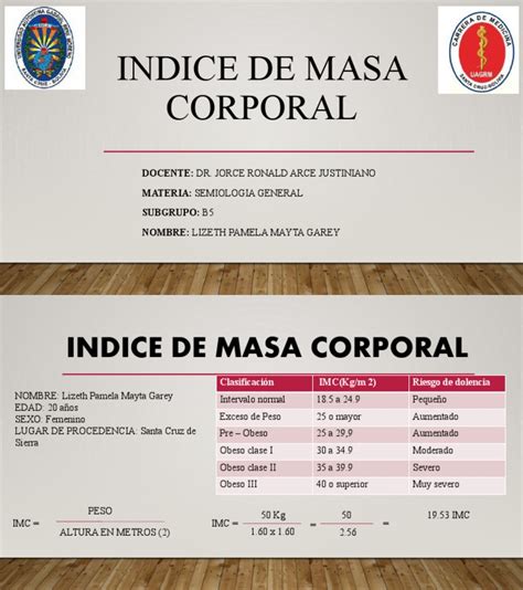 Indice De Masa Corporal Pdf