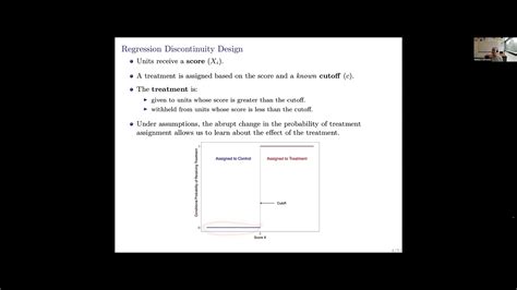 regression discontinuity designs mtg youtube