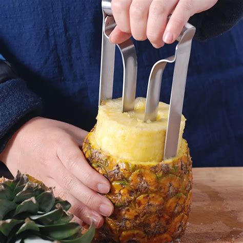 Gadget Fruit Stainless Steel Corer Cutter Slicer Pineapple Utensil