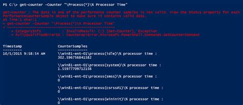 PowerShell Problem Solver Process Performance Counters Petri IT