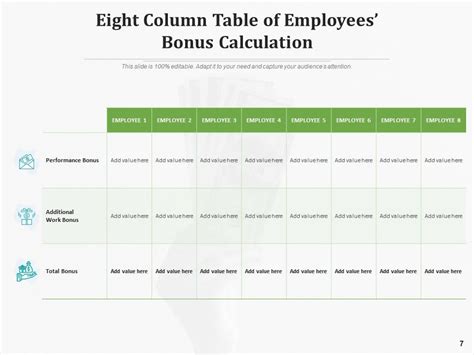 8 Column Table Analytics Software Financial Operational Performance Comparison Presentation