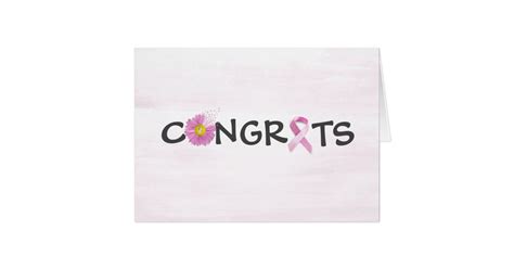 Breast Cancer Survivor Congratulations Zazzle