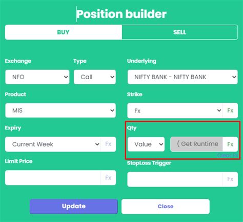 Qty Fx Quantity Formula In Position Builder Different Examples Of