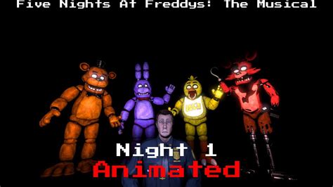 Five Nights At Freddy S The Musical Animated Youtube