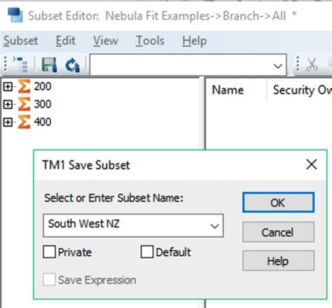 How To Create A User Defined Consolidation In TM1 Architect Perspectives