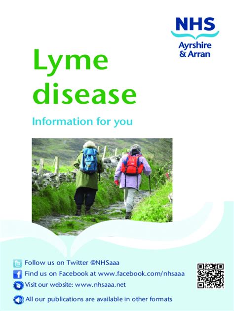 Fillable Online Signs And Symptoms Of Untreated Lyme Disease Cdc Fax