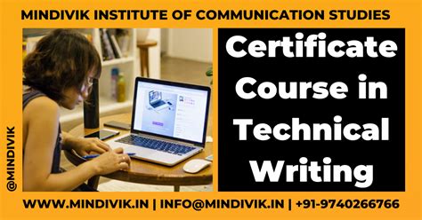 Certificate Course In Technical Writing Mindivik