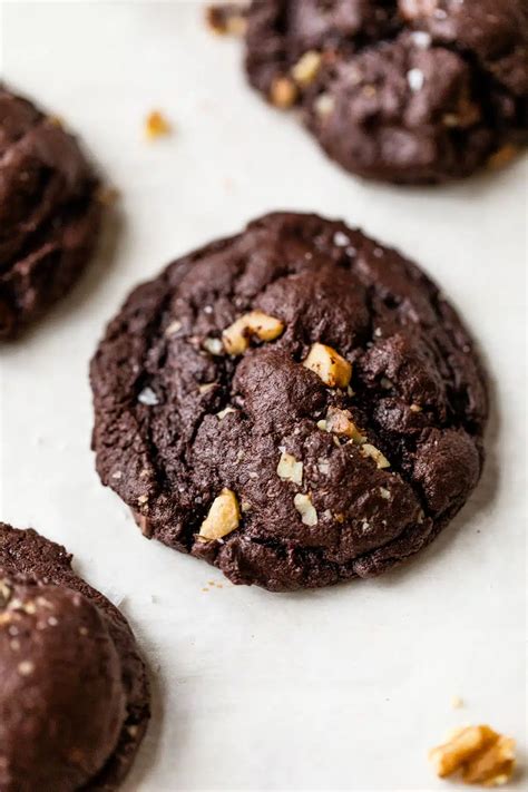 Chocolate Walnut Cookies The Almond Eater