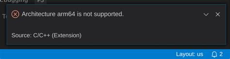 Arm64 Is Not Supported Issue 4940 Microsoft Vscode Cpptools GitHub