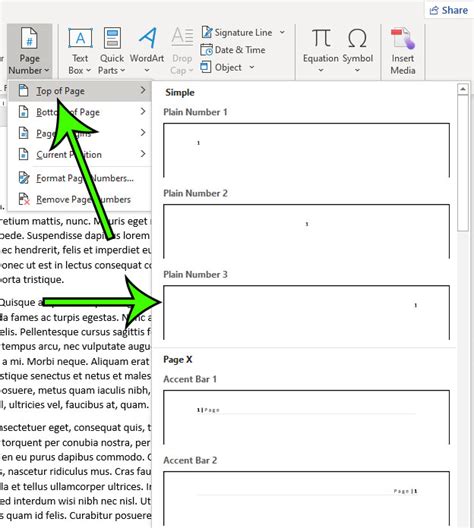 How To Put Page Numbers At The Top Right In Microsoft Word