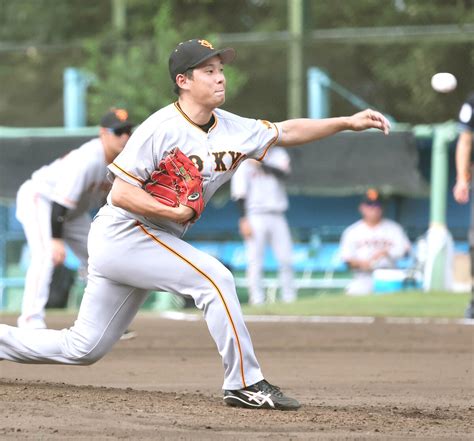 【巨人】 大江竜聖が1回無失点「（1軍の）戦力になれるように頑張ります」イースタン・リーグ スポーツ報知