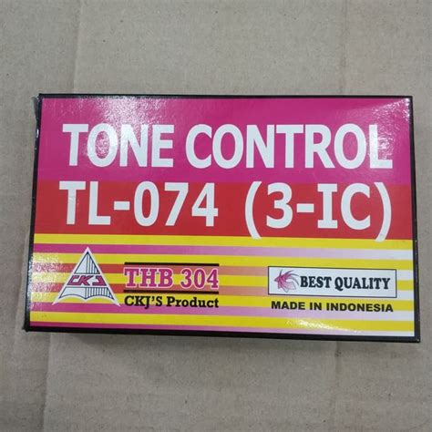 Tone Control Tl 074 3 Ic Tone Control 3ic Tone Control Thb 304 Lazada Indonesia