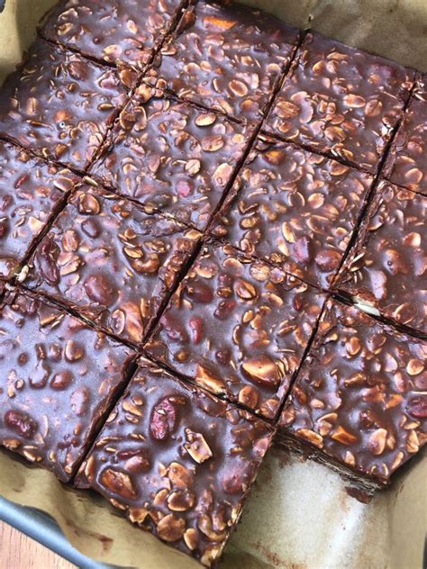 Rawチョコレートオートミールバー ヴィーガン、グルテンフリー Healthy Habits Hawaii