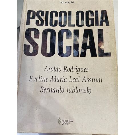 Livro Psicologia Social Shopee Brasil
