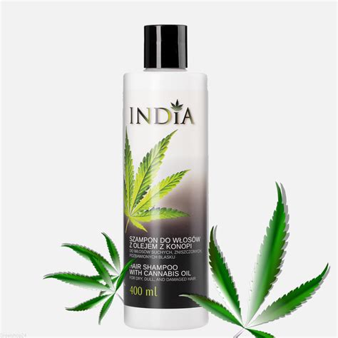 Szampon do Włosów z Olejem z Konopi ml INDIA Growshop pl
