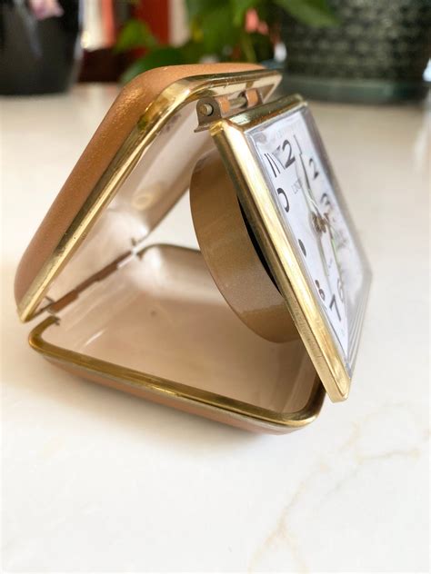 Linden Travel Clock Portable Alarm Clock Etsy