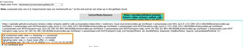 amazon kinesis video streams with webrtc 故障排除 kinesis video streams