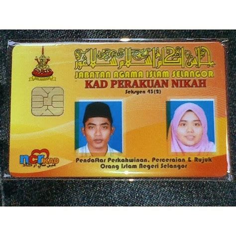Contoh Kad Nikah Selangor Tarsiussrum9