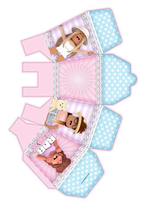 Caixa Sushi Roblox Menina OrigamiAmi