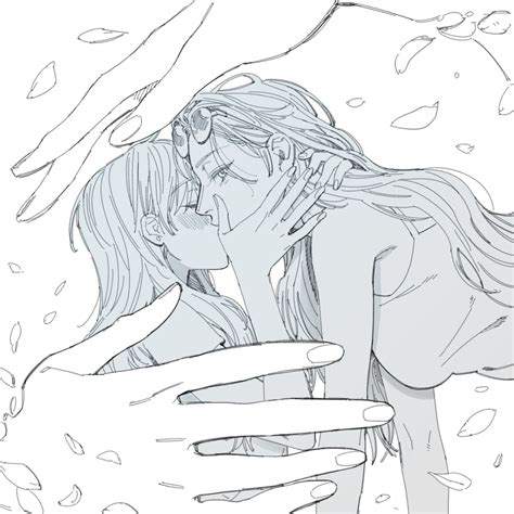 Onti999 Nami One Piece Nico Robin One Piece Highres 2girls Bare