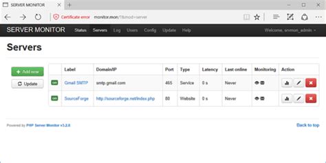 Install Php Server Monitor On Debian