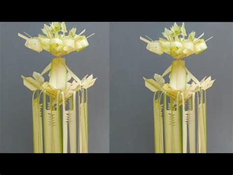 Diy Membuat Sampian Penjor Youtube