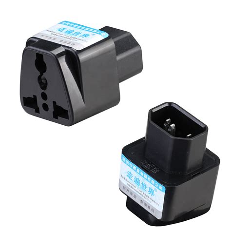 Pdu专用转换插头ups C13转万用孔插座服务器iec320 C14插头转国标 虎窝淘