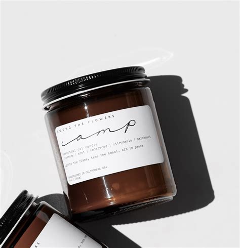 Essential Oil Soy Wax Candle — Among The Flowers
