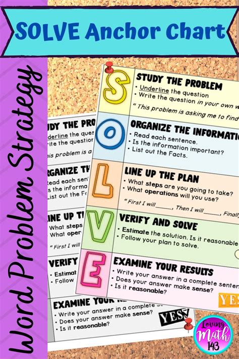 Mastering Word Problems The Solve Strategy