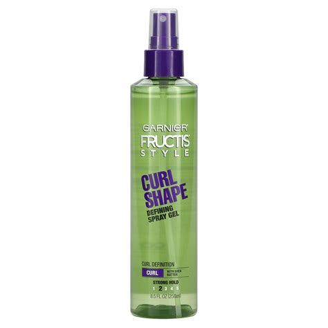 Garnier Fructis Curl Shape Defining Spray Gel 8 5 Fl Oz 250 Ml