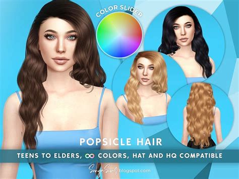 The Sims Resource SonyaSims Popsicle COLOR SLIDER Retexture Long