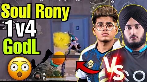 Pov🚨 Soulrony 1v4 Godl 🥵 Everyone Shocked 😳 Youtube