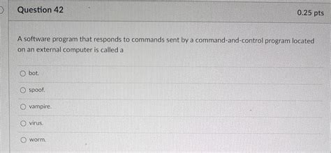 solved a software program that responds to commands sent by
