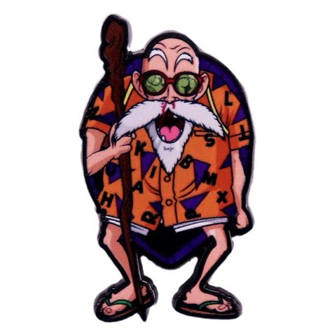 Dragon Ball Master Roshi Turtle Hermit Enamel Pin Distinct Pins