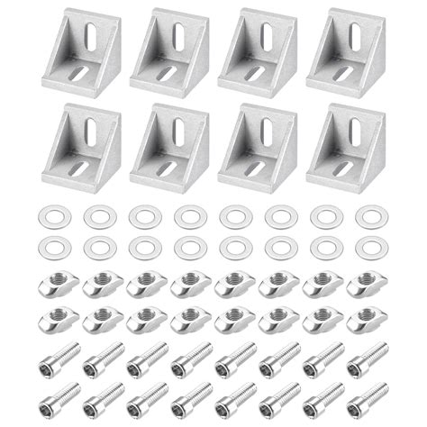Buy Uxcell 4set Inside Corner Bracket Gusset Kits 42x42x41mm 4545