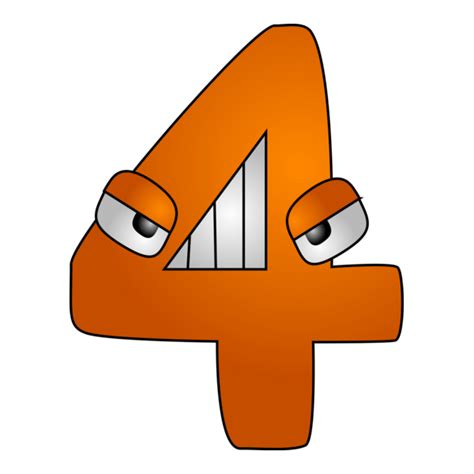 Number Lore Digit 4 Logo Png Vector Svg Free Download
