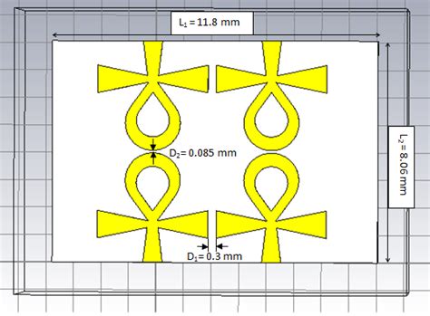 4 element array antenna design download scientific diagram