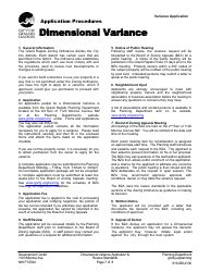 2024 City Of Grand Rapids Michigan Dimensional Variance Application