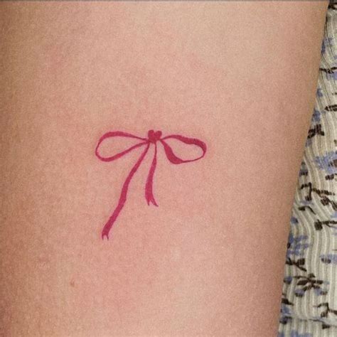 Small Tat Idea Ribbon Tattoos Bow Tattoo Designs Sewing Tattoos